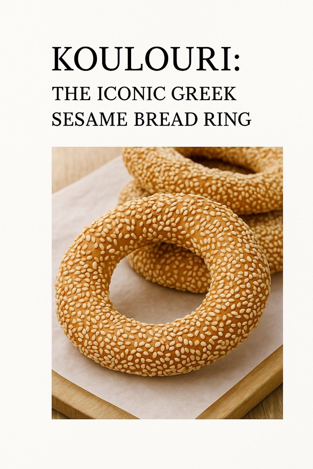 Koulouri: The Iconic Greek Sesame Bread Ring