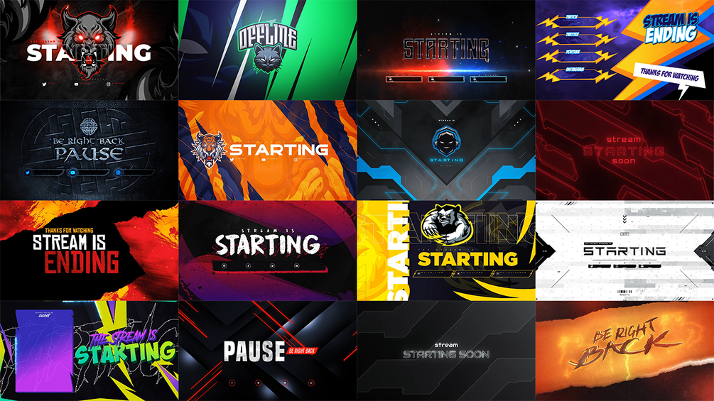 110+ Animated Overlay Packs For StreamLabs OBS & OBS Studio