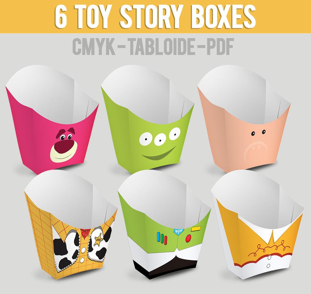 6 Toy Story Boxes