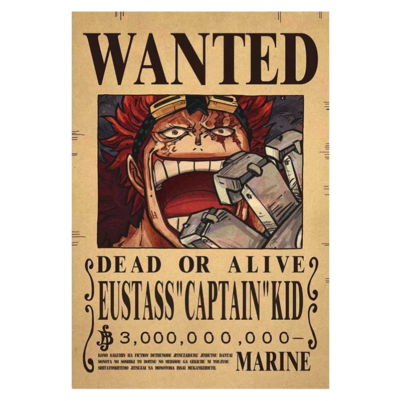 Eustass Captain Kid Poster : One Piece