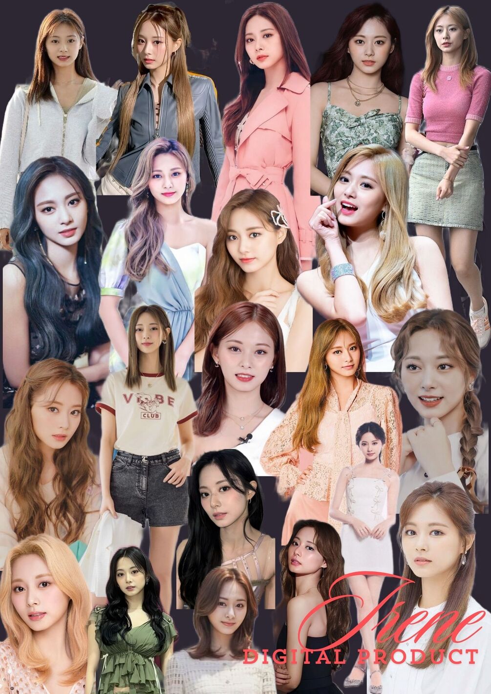 Tzuyu Twice Photo Collage