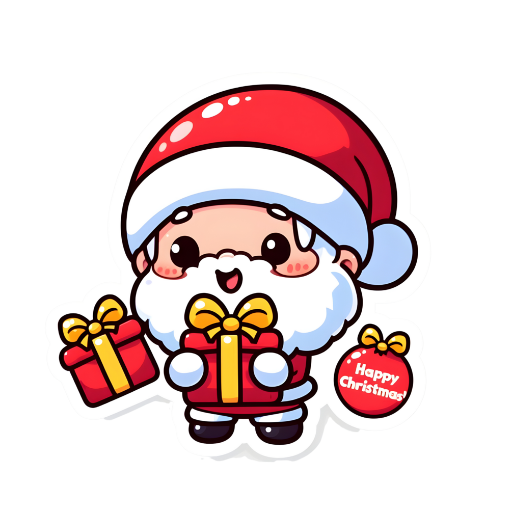 Sticker Papá Noel/Santa