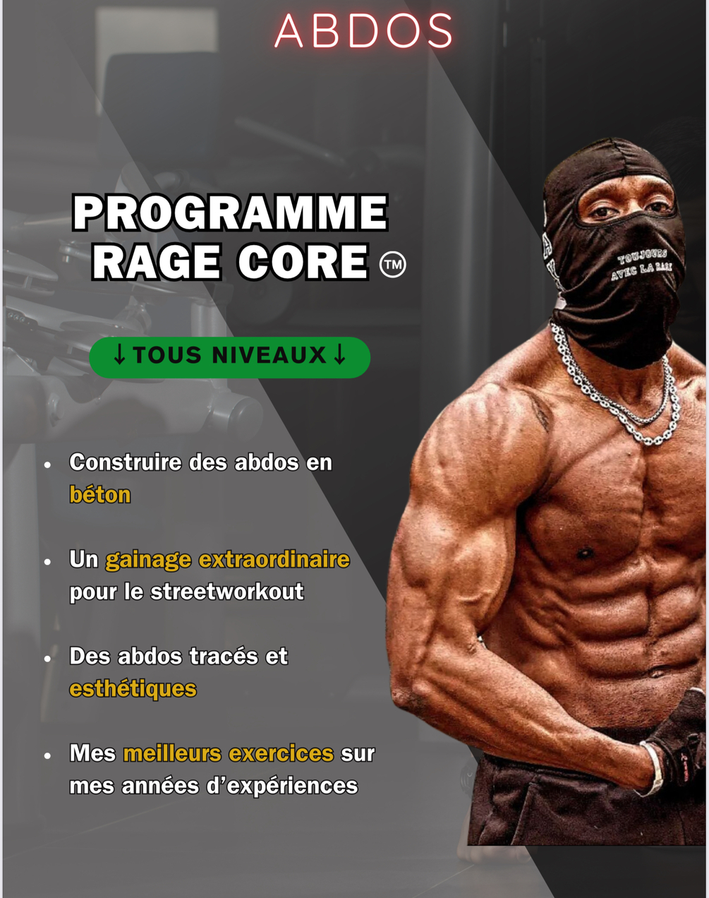 PROGRAMME RAGE CORE ABDOS