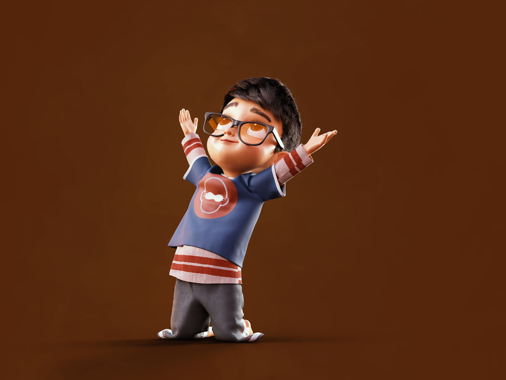 Edi r Cartoon Boy Rigged