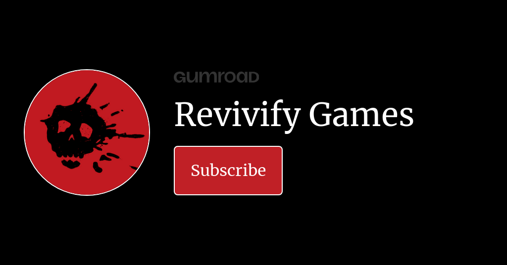 Revivify Games