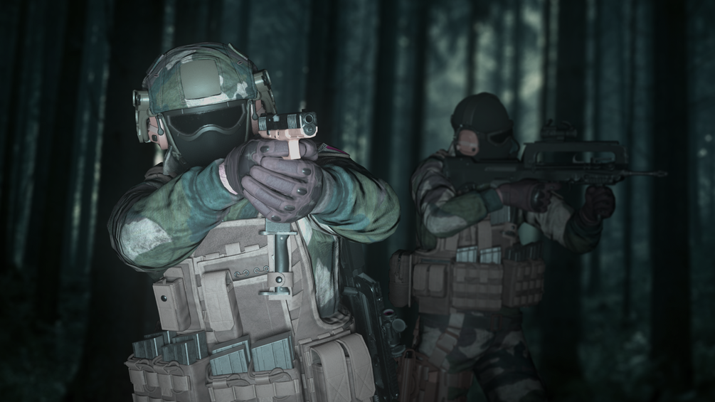 French Soldier RIG (Maya)