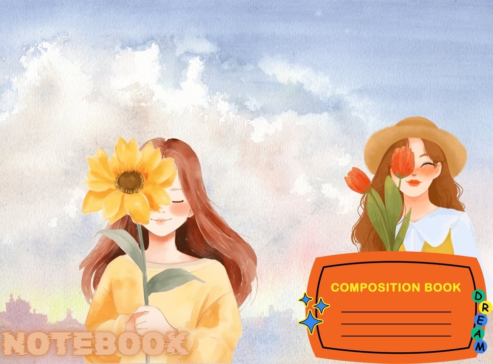 Composition Notebook For Kids. Cute Journal Notebook For Boys And Girls ...