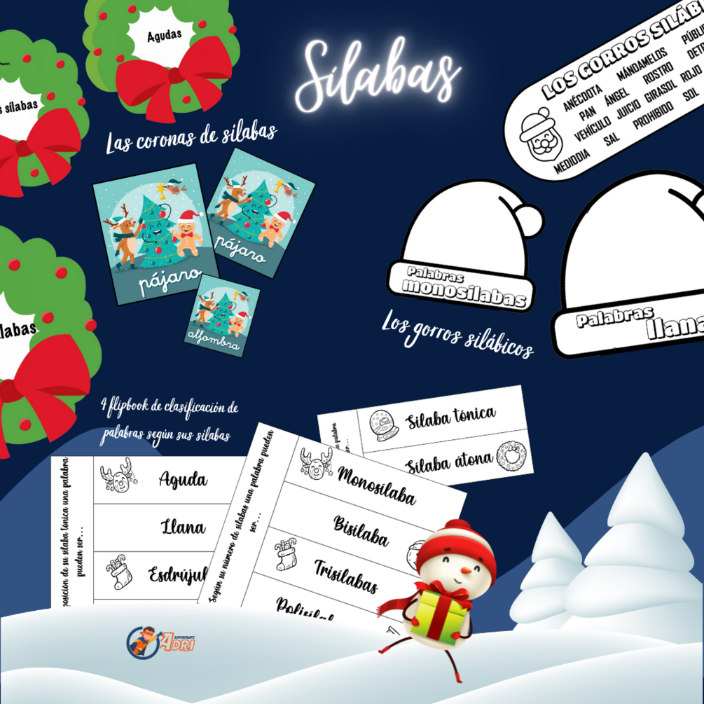Pack sílabas: Navidad