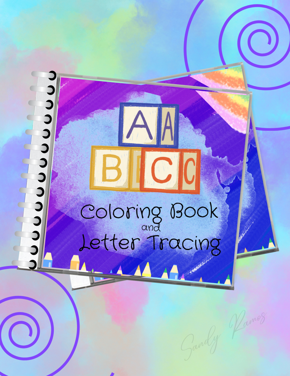 Alphabet Coloring book and letter tracing