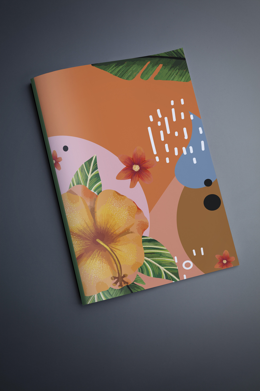 Abstract Colorful Scenery style Book Cover Digital Template for KDP ...
