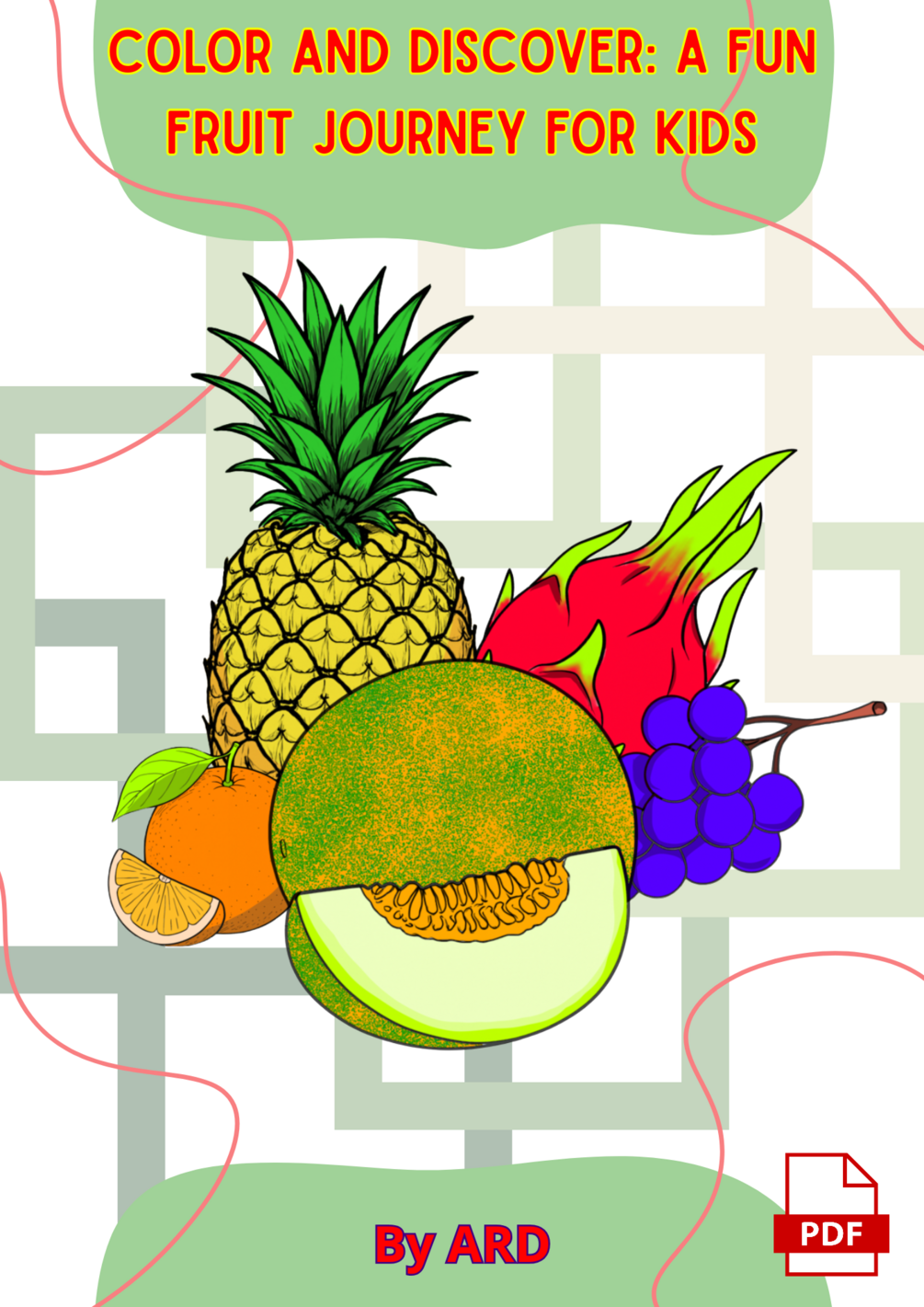 Color and Discover: A Fun Fruit Journey for Kids [Digital Download]