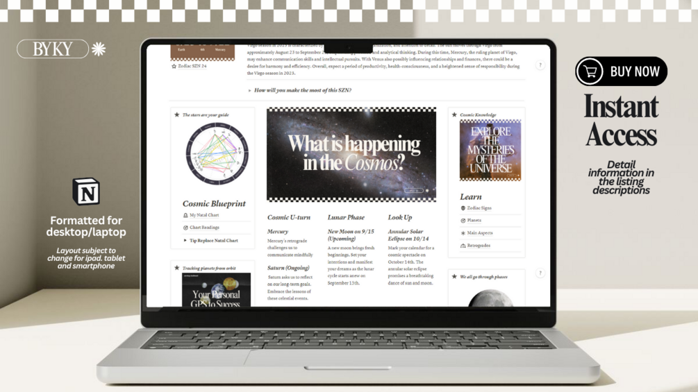 Astrology Notion Dashboard