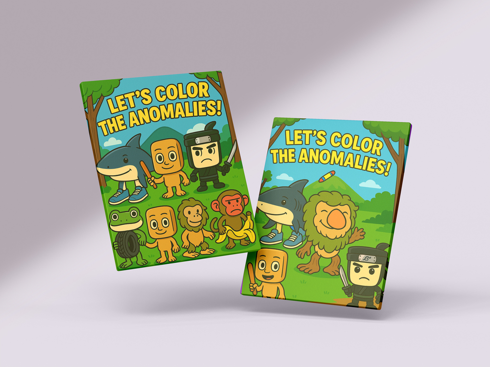 "Anomaly Coloring Book — A Fun Adventure for Kids!"
