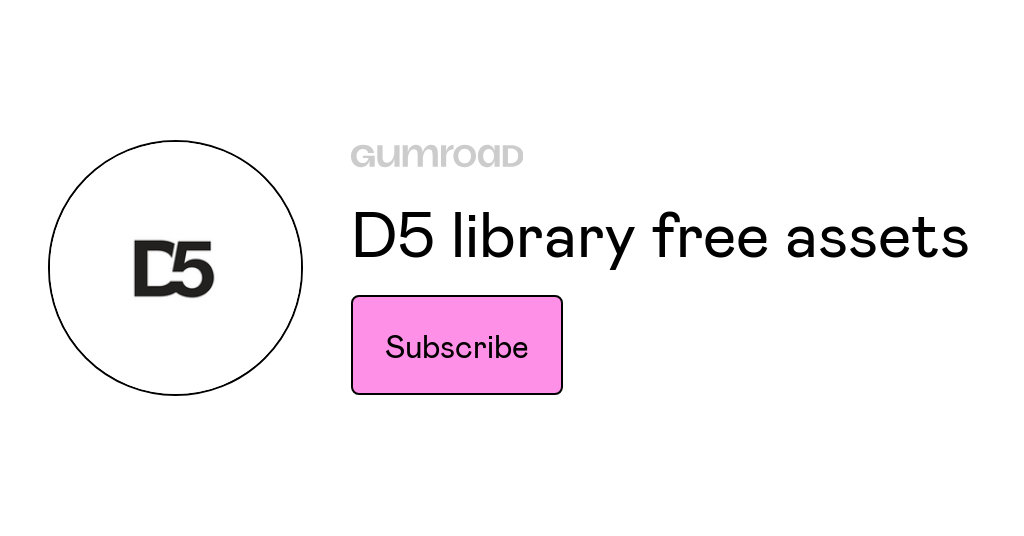 D5 library free assets
