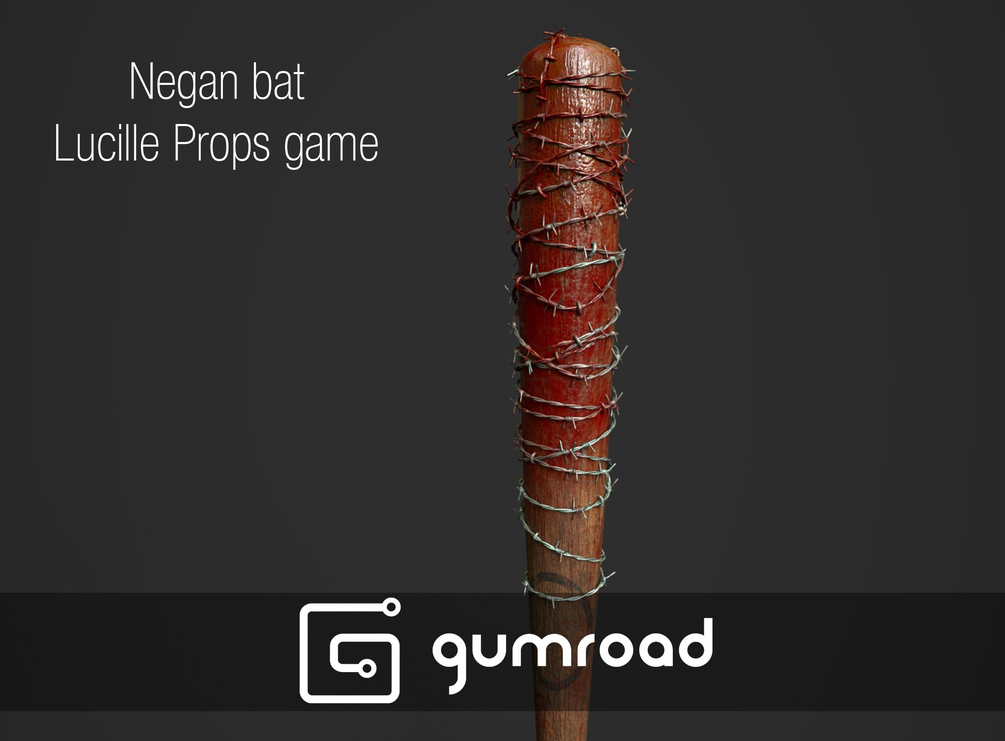 Negan bat-Lucille Props game