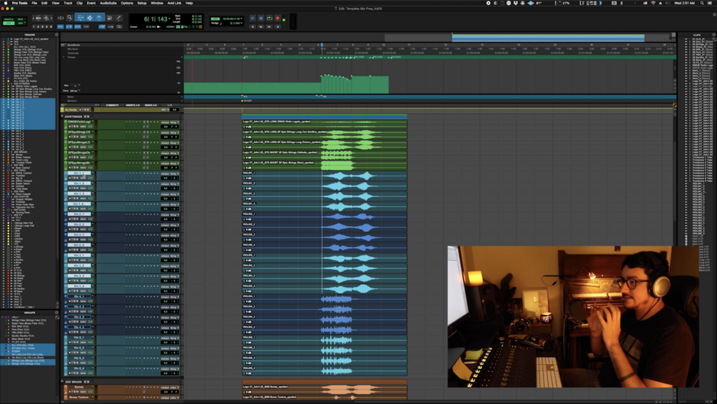Score Mix Prep in Pro Tools