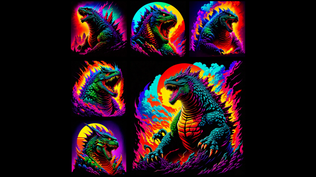 20 Colorful Godzilla Clip Art , Add a Pop of Spookiness to Your ...