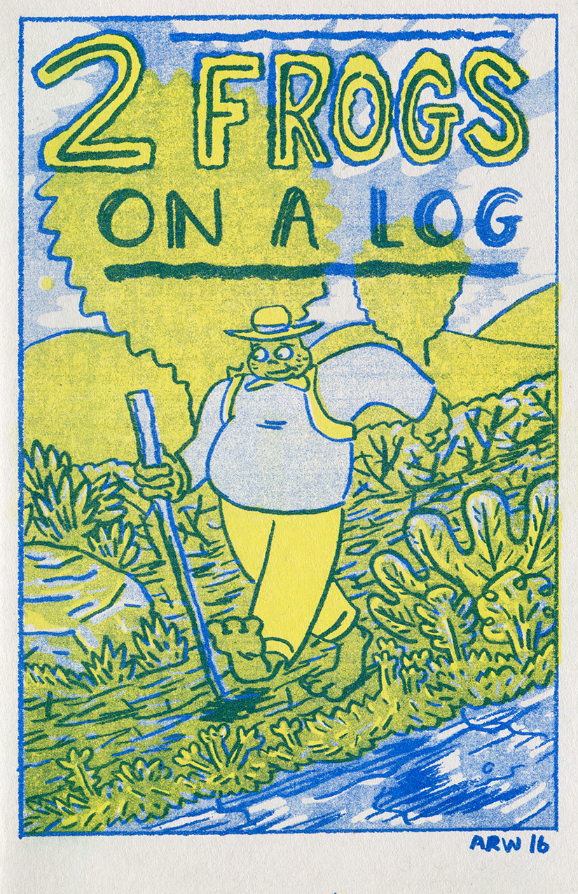 2 Frogs on a Log Comic