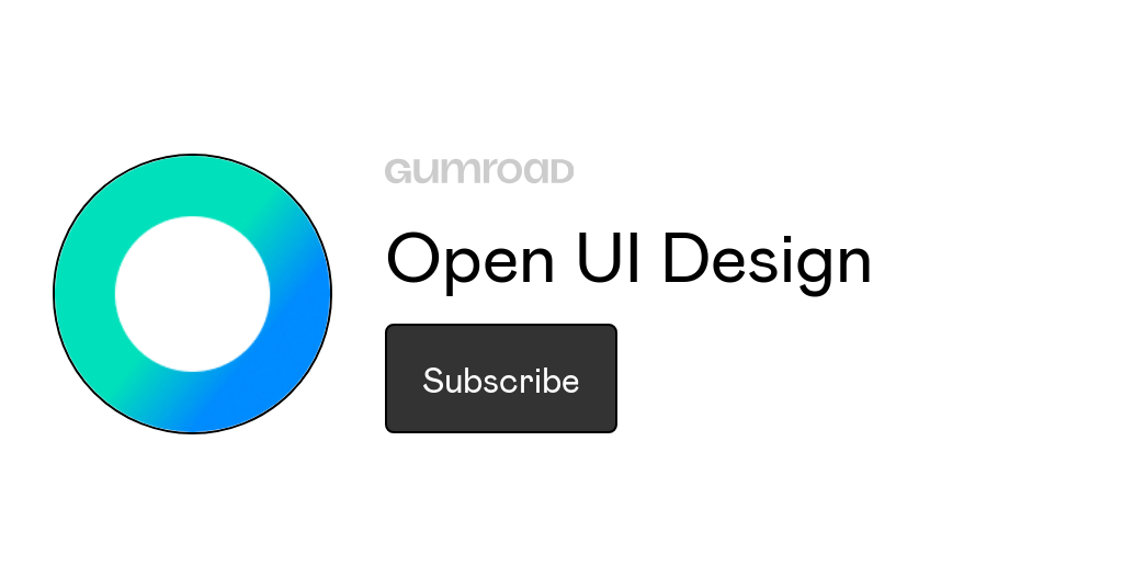 Open UI Design