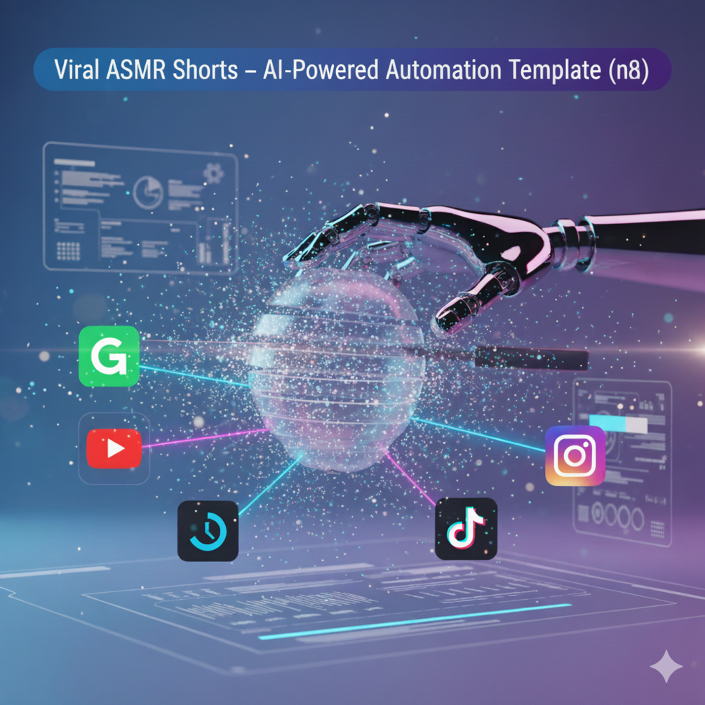 Viral ASMR Shorts — AI-Powered Content Automation Template (n8n)