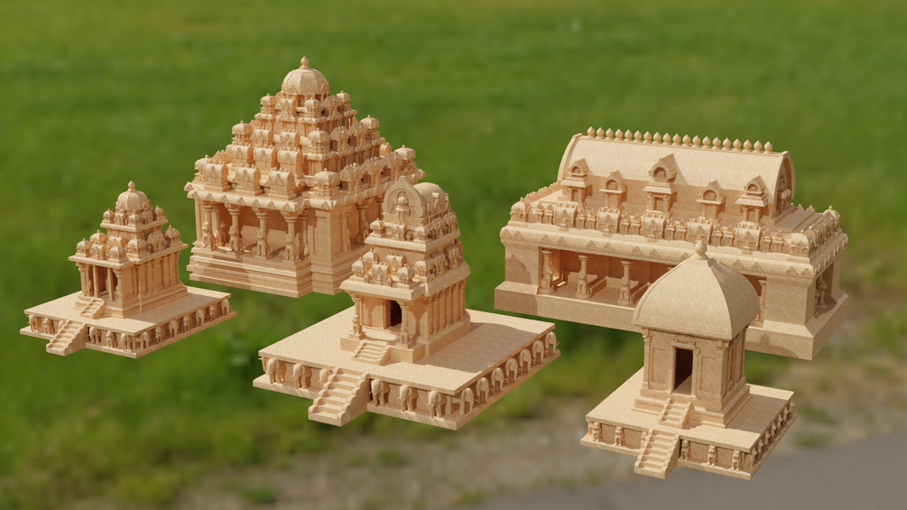 Maamallai Ancient temple Design Collections