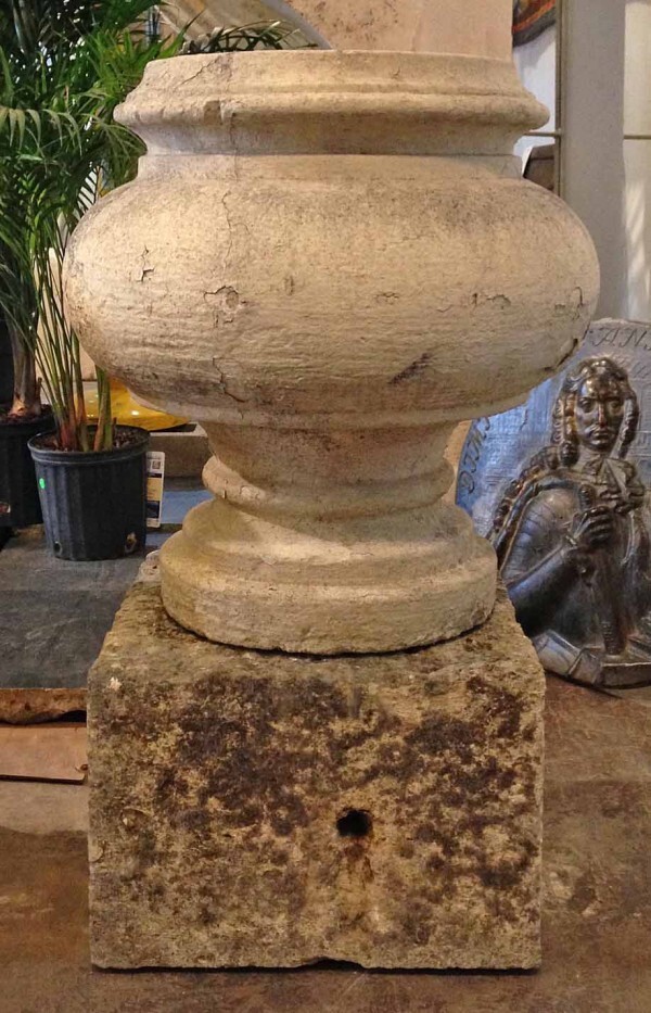 Pair of Antique Stone Planters c1850