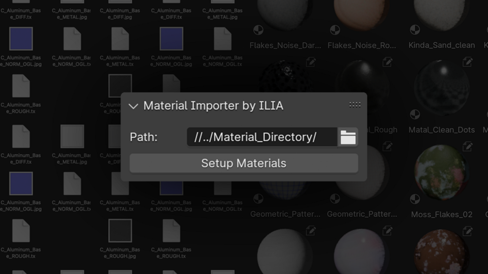 Material Importer for Blender