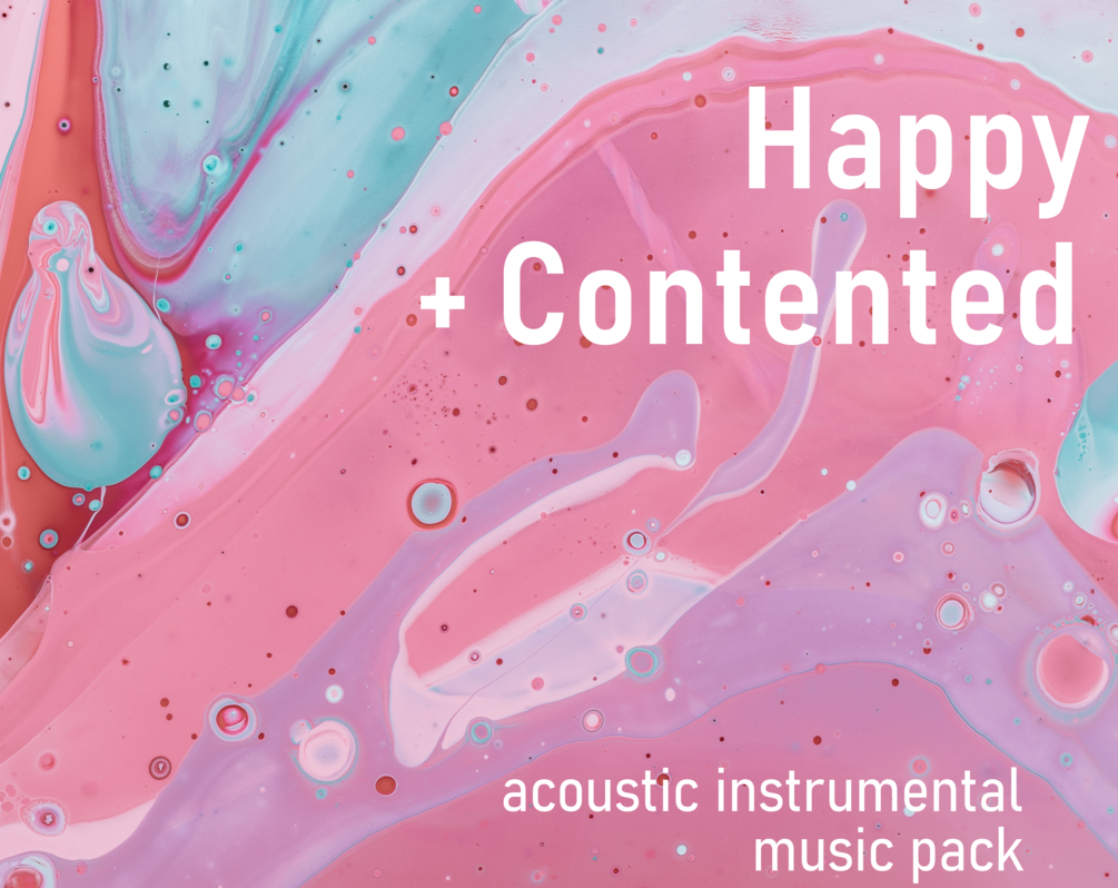 Happy & Contented Acoustic Instrumental Loops Music Pack for Podcasts
