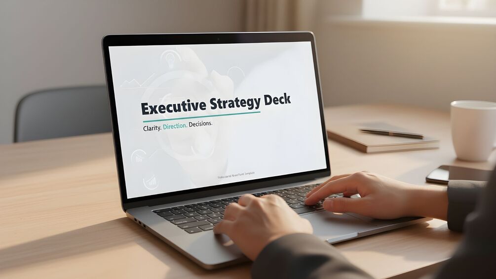 Executive Strategy Deck – Board-Ready PowerPoint Template | Clarity ...