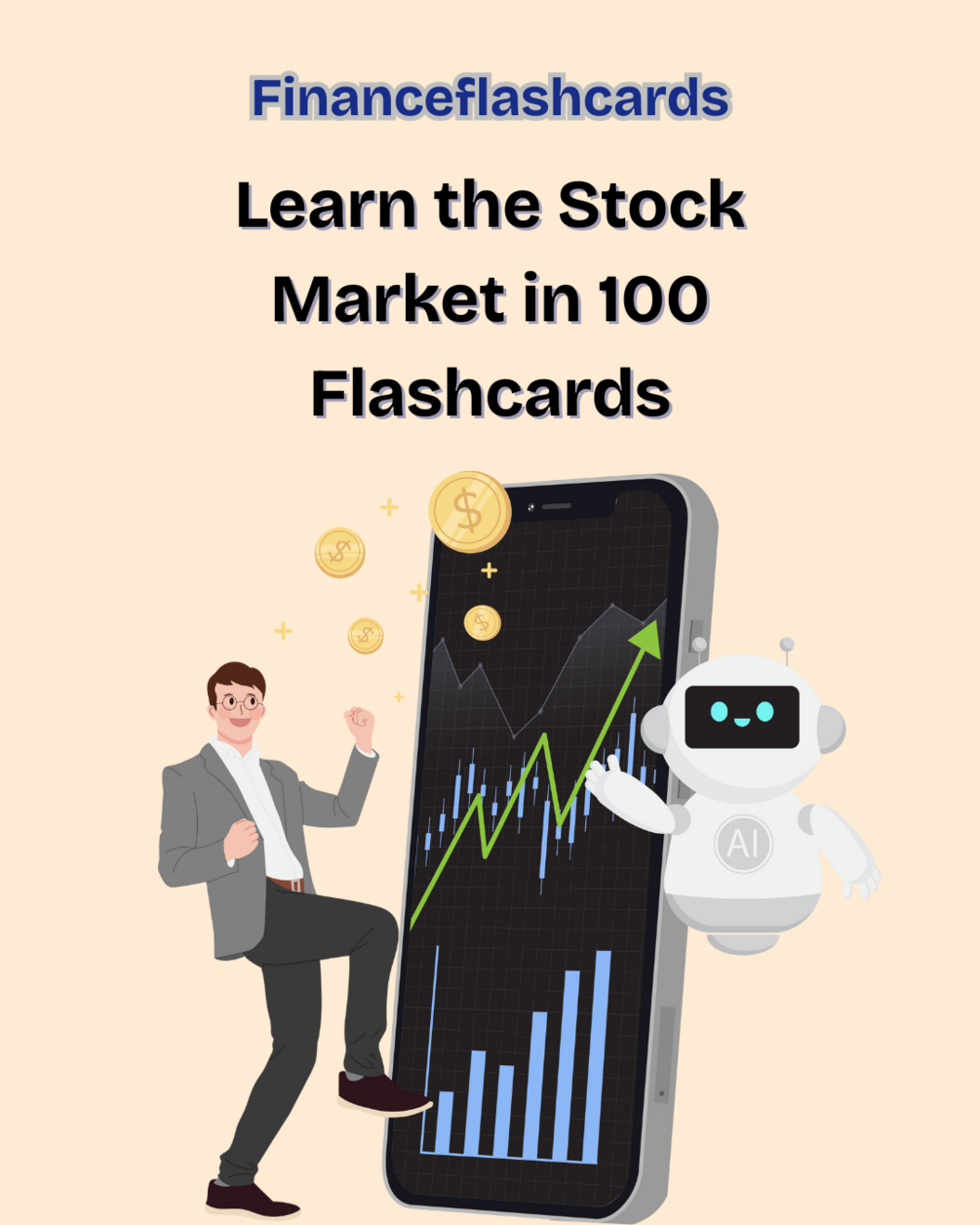Finance Made Easy – 100 Flashcards of finance and stock market