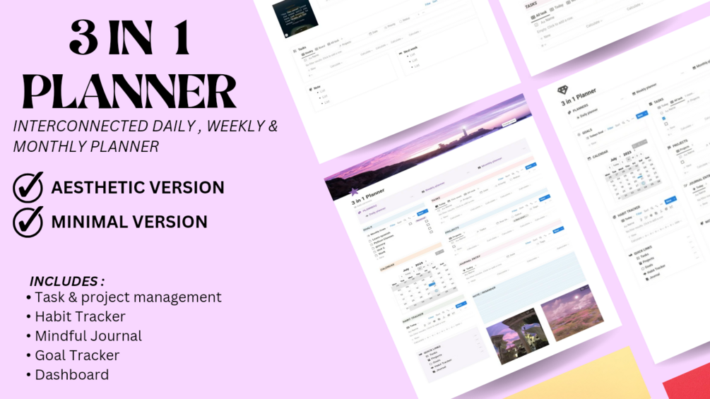 3 in 1 Planner