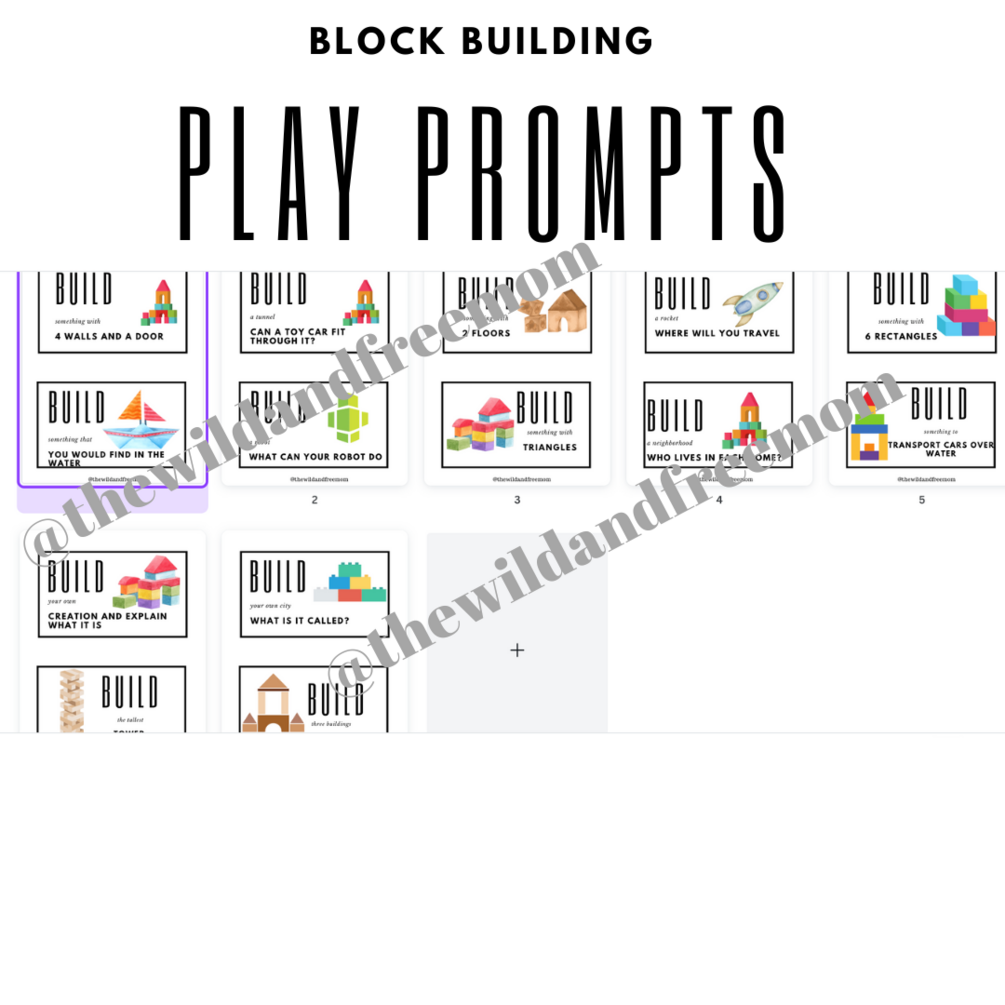 STEM Block Play Prompts