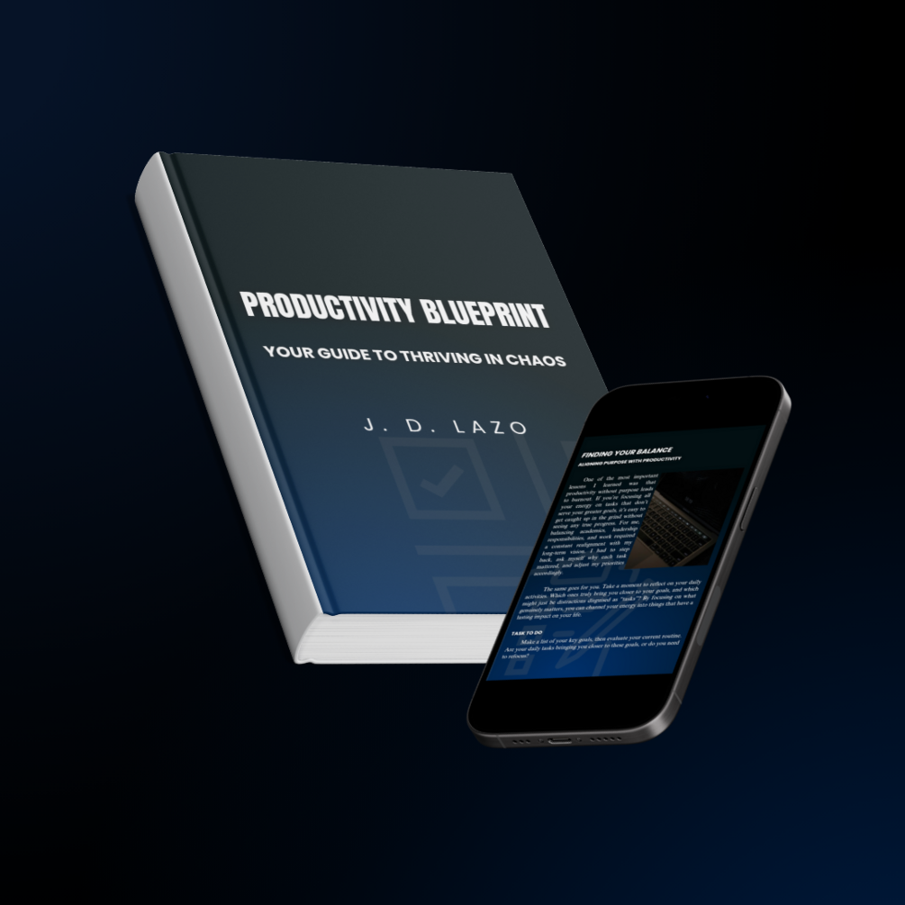 Productivity Blueprint, by Jed Lazo