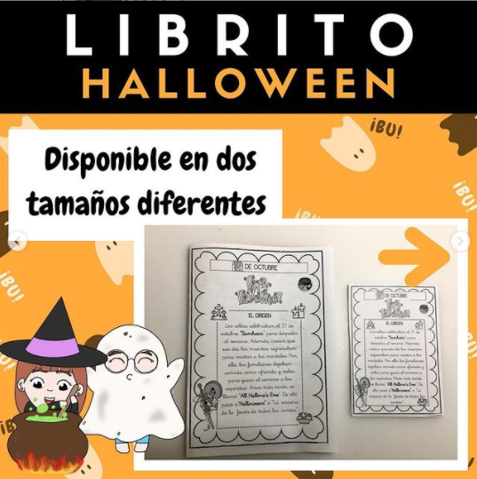 Librito + Letras Halloween