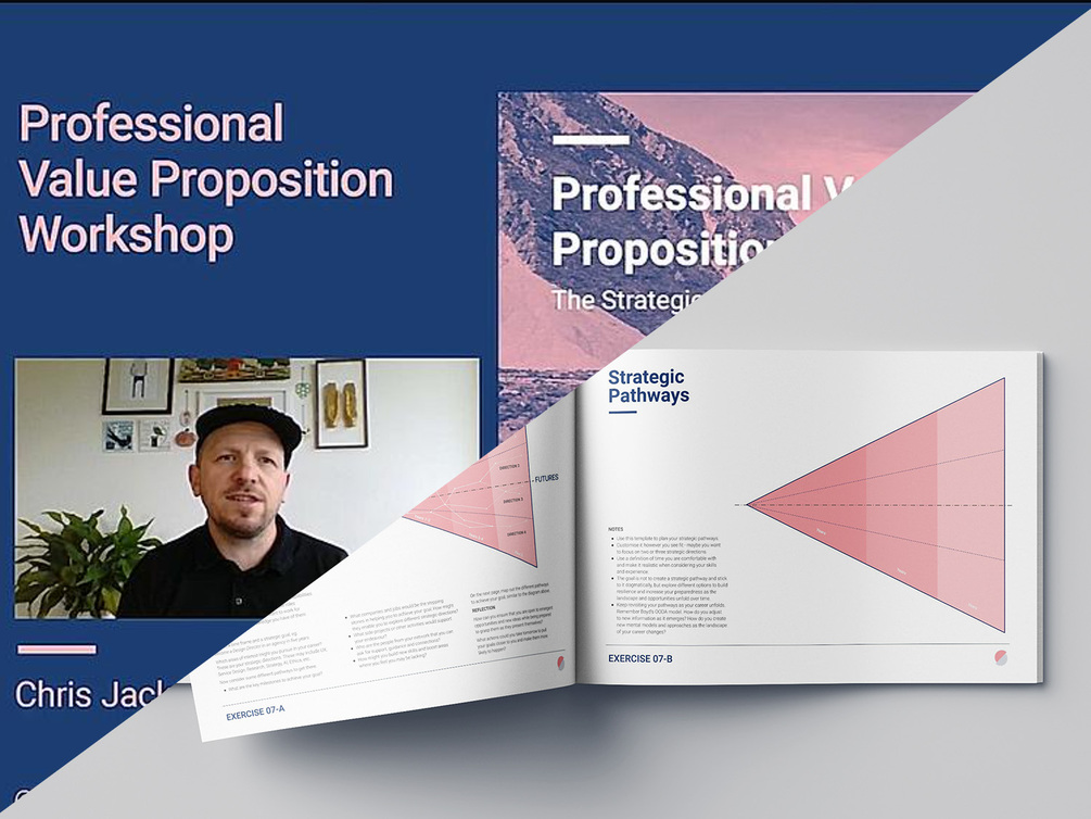 Design Career Playbook + Professional Value Proposition Workshop (mini ...
