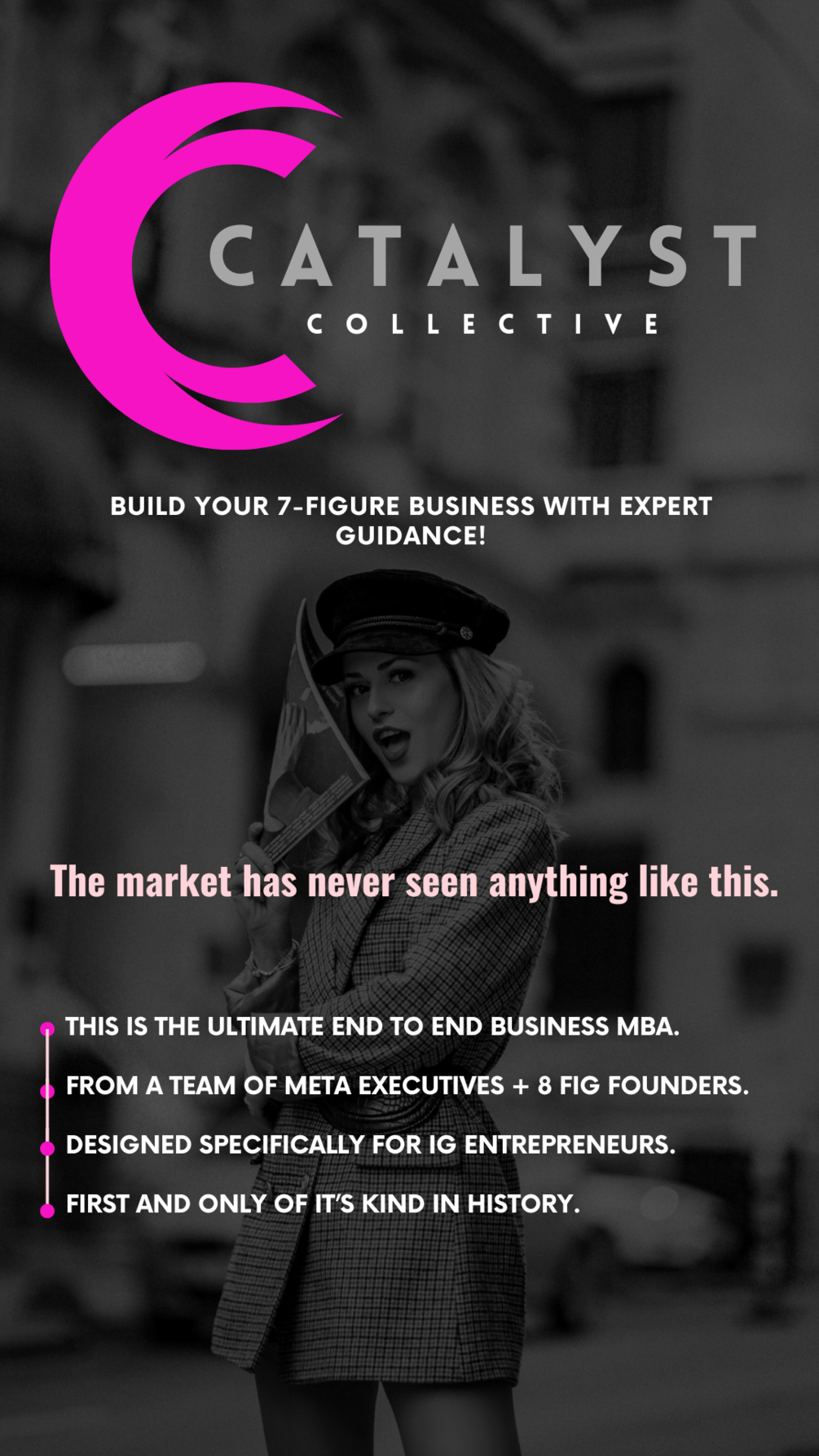 CATALYST COLLECTIVE COURSE - Exclusive instagram MBA with expert-LED COACHING