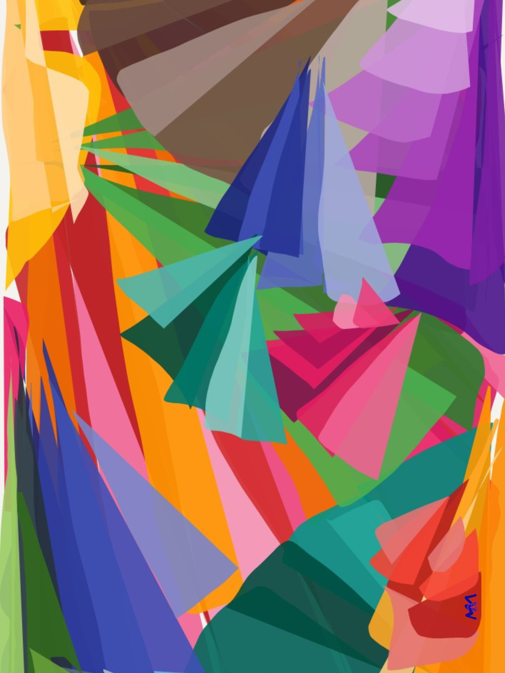 18 x 24" Fanned Out (Framed) Print