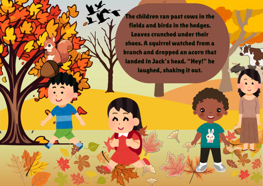 The Golden Leaf Adventure- A storybook for children