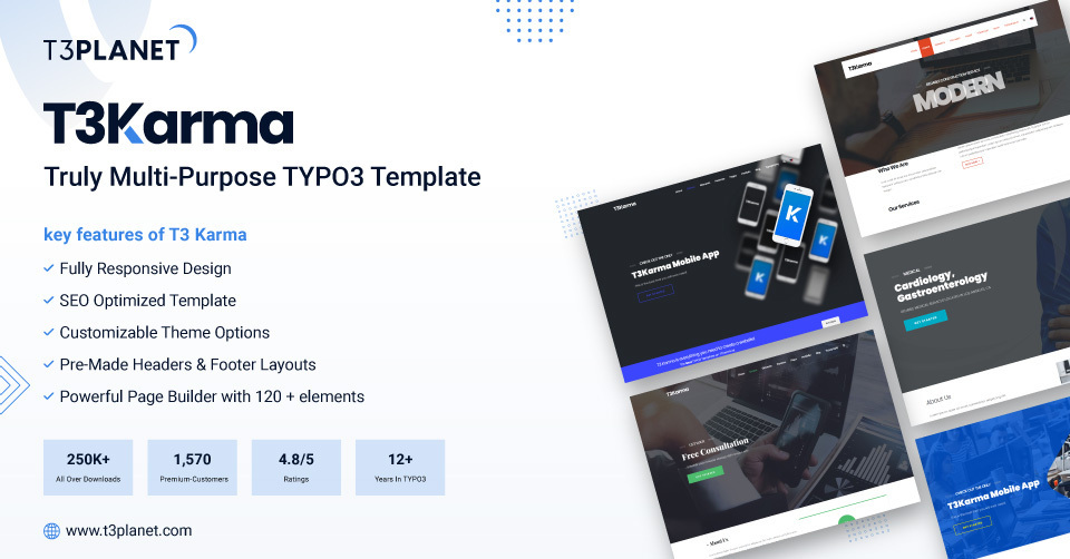 T3 Karma : A Multi-Purpose TYPO3 Template for Your Next Website
