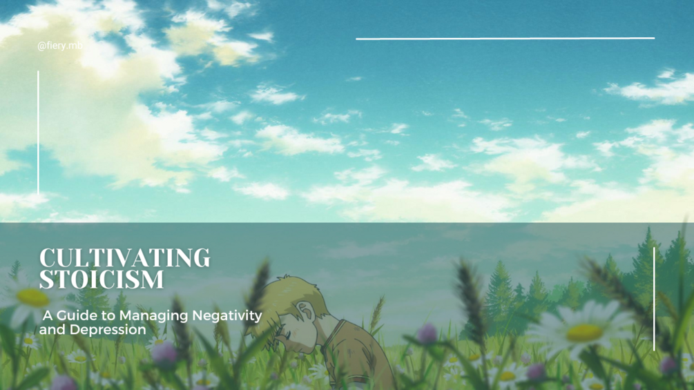 Cultivating Stoicism: A Guide to Managing Negativity and Depression
