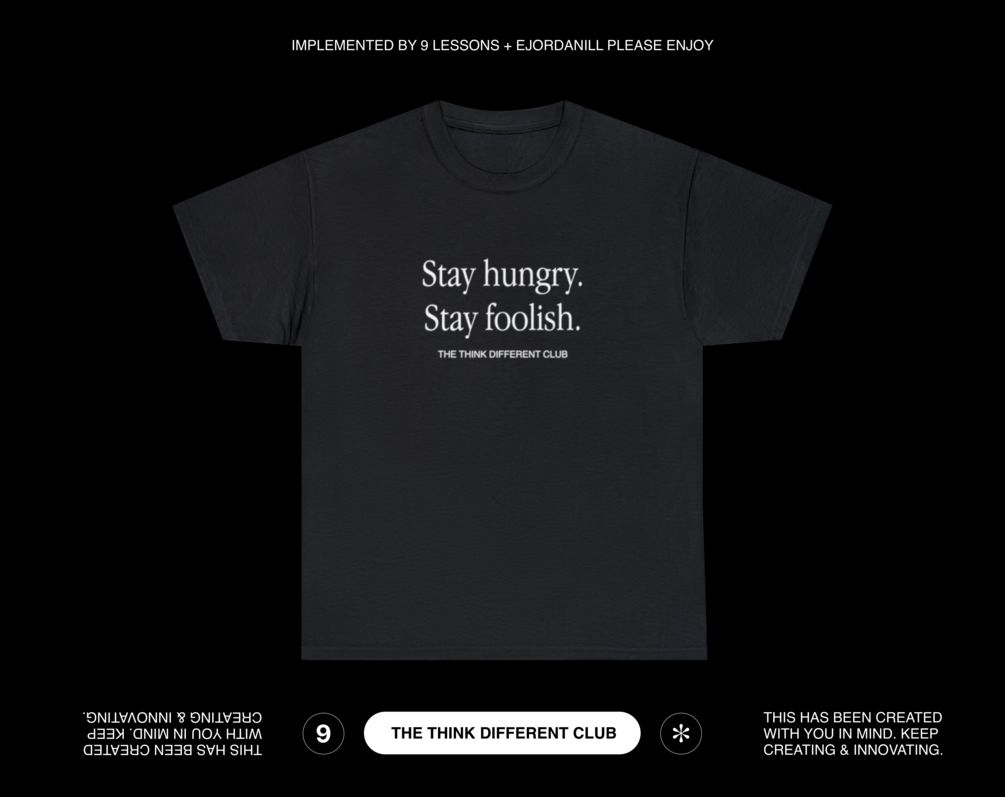 Stay hungry tee