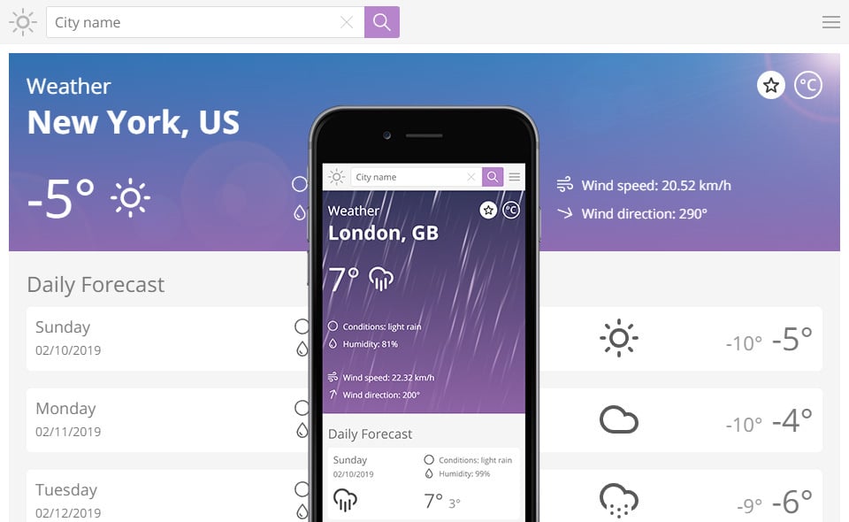NearWeather - Weather Forecast Platform