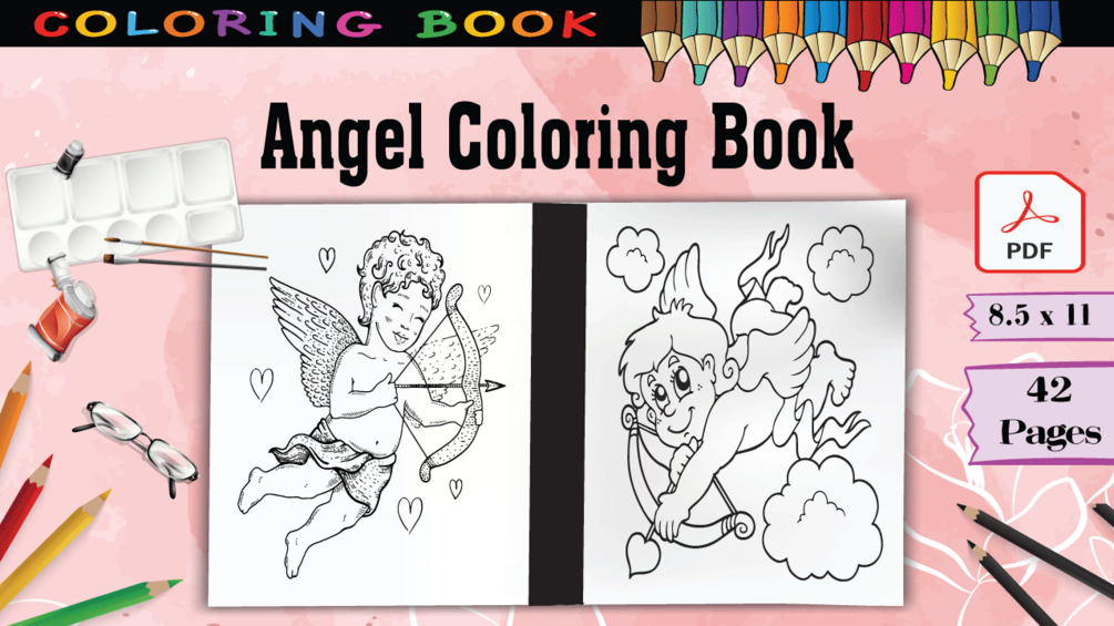 Angel Coloring Book