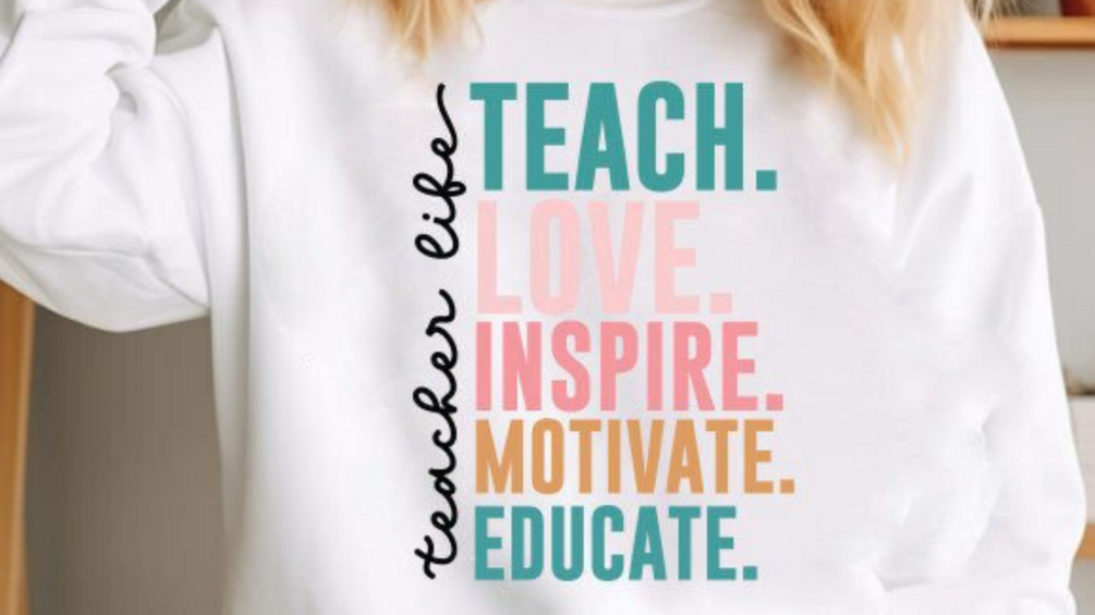 Teacher Appreciation SVG File - Custom T-shirt Design
