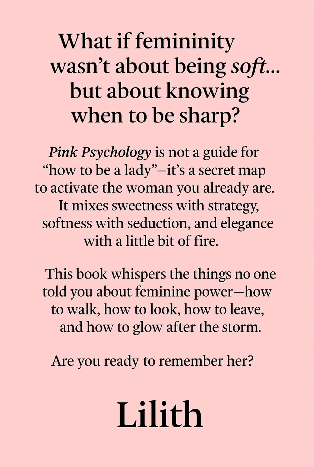 Pink psychology