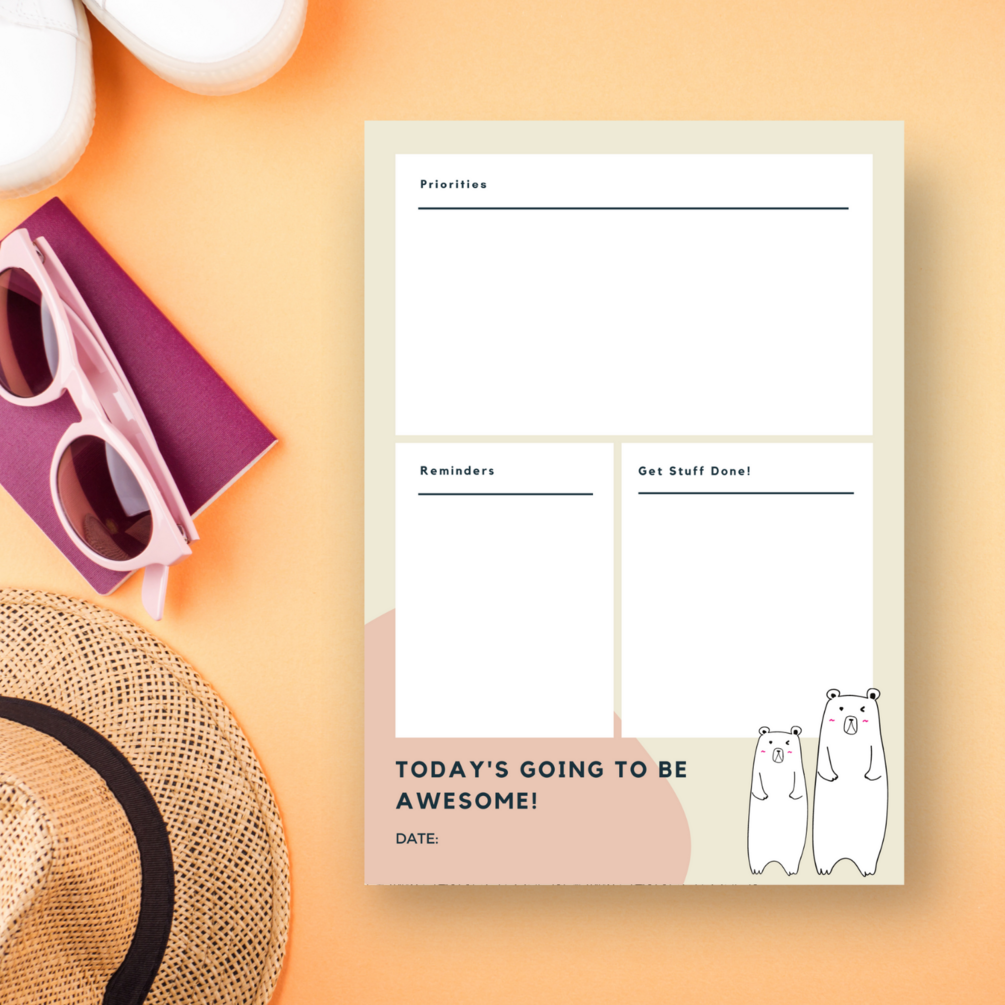 Polar Bear Daily Planner