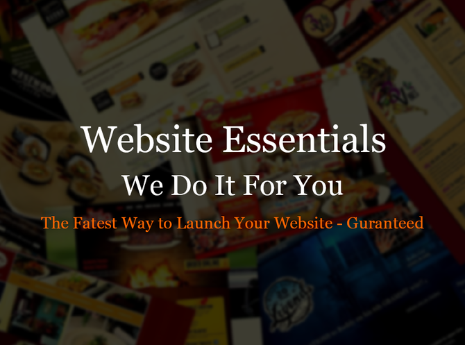 WEBSITE ESSENTIALS - We Do It For You