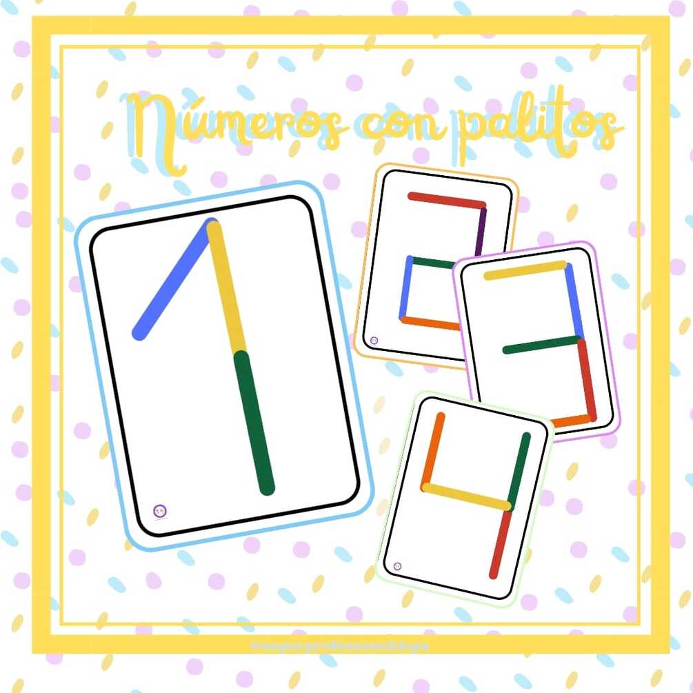 NÚMEROS PALITOS DEPRESORES