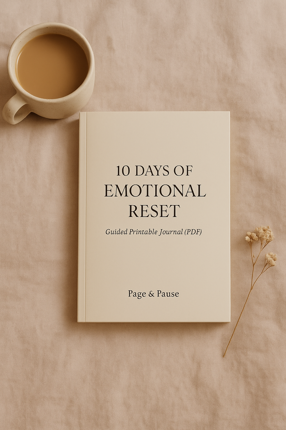 10 Days of Emotional Reset – Guided Printable Journal (PDF)