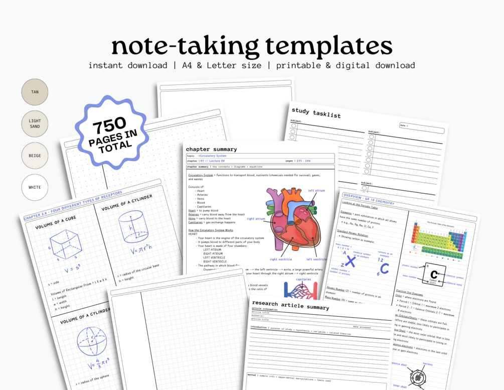 Focus Kit 2025 – Study Templates for Students